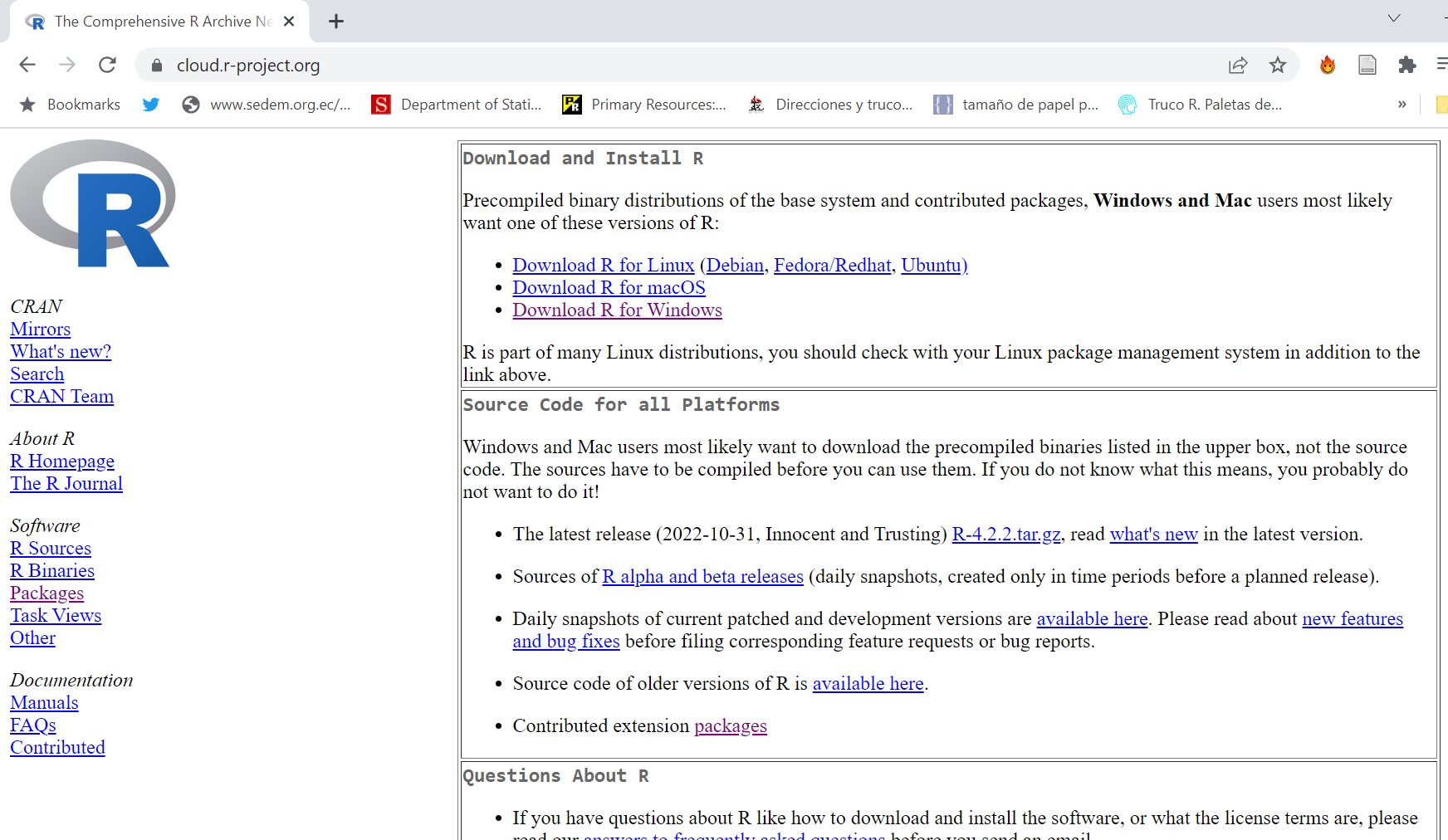 1 R y RStudio – Análisis de Datos en Agricultura con R y RStudio