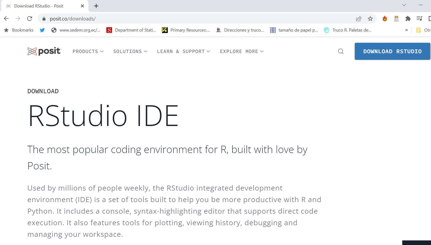 1 R y RStudio – Análisis de Datos en Agricultura con R y RStudio